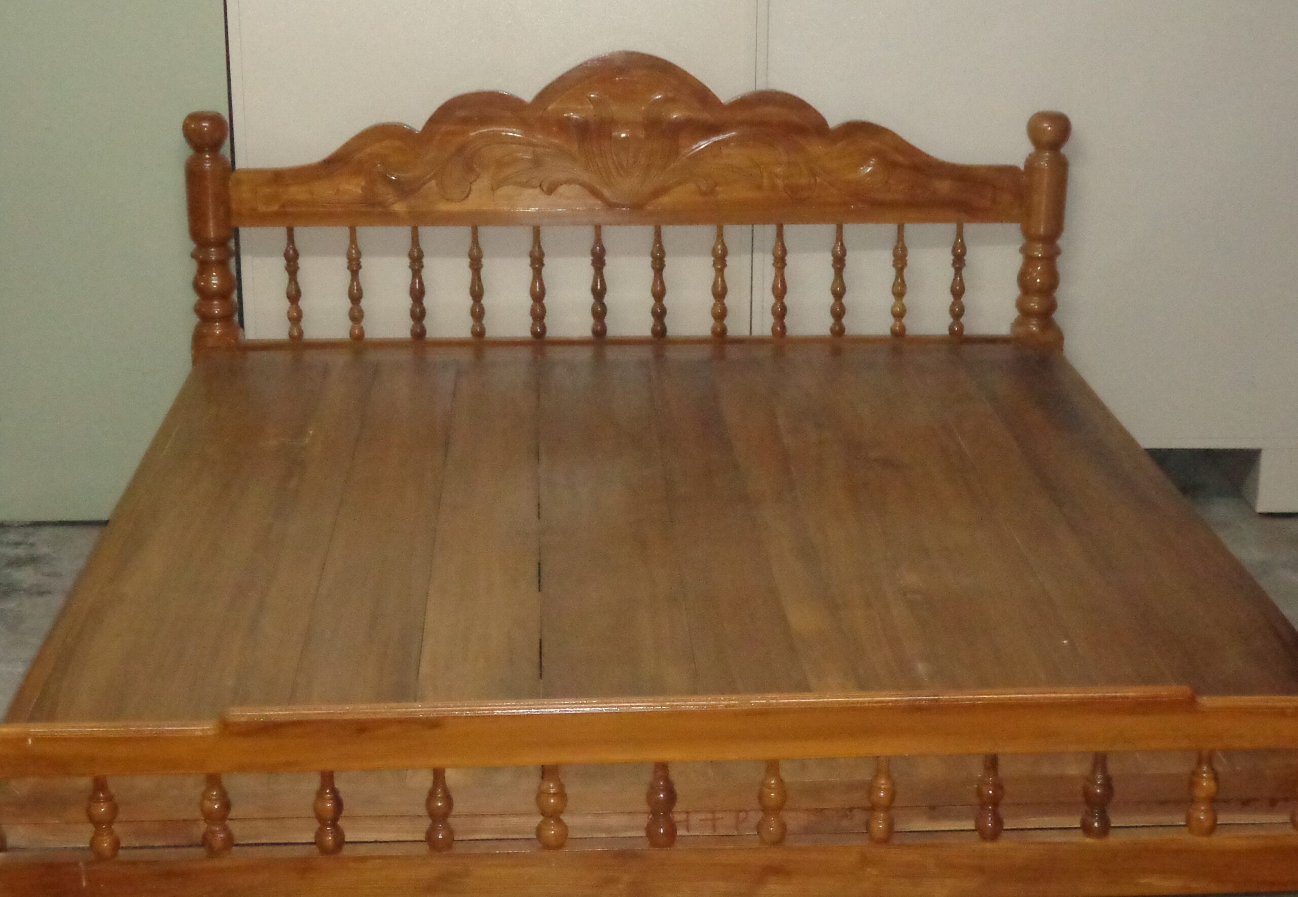 Wooden Double Cot 75 48 Emart